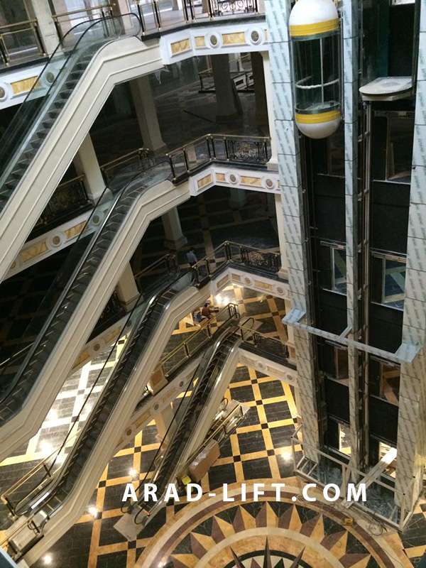 Caspian Iran Furniture Market Escalator | Arad Sanat Anahita | A Leader ...